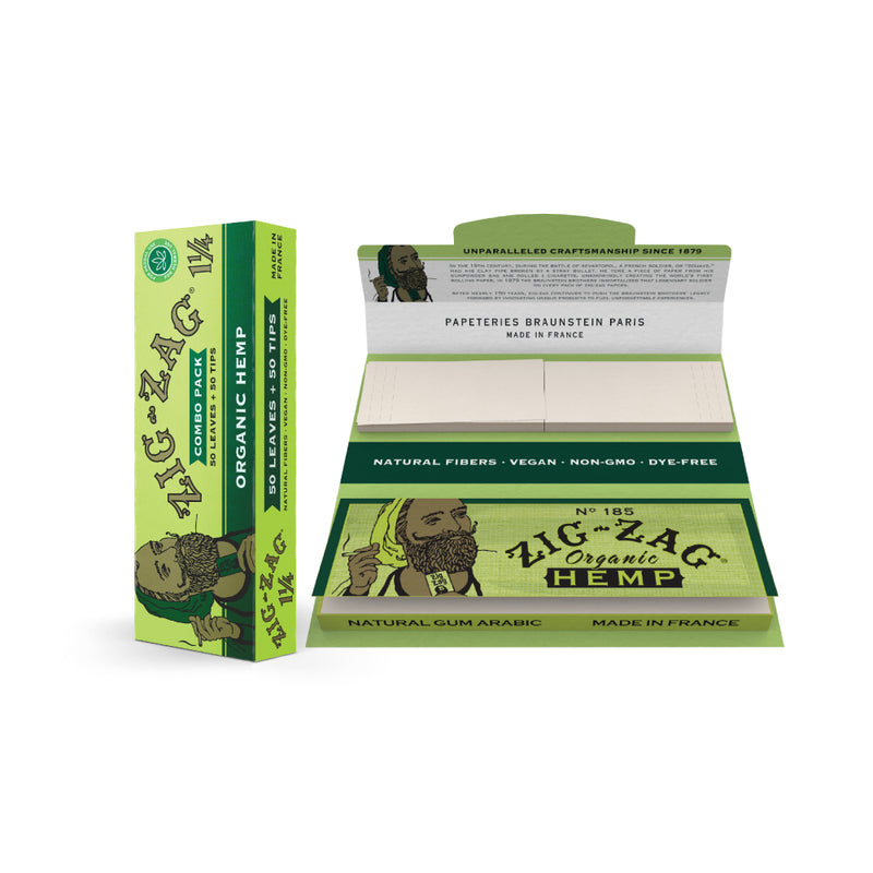 Zig-Zag Combo Pack 1 1/4 Organic Hemp Carton | Zig-Zag