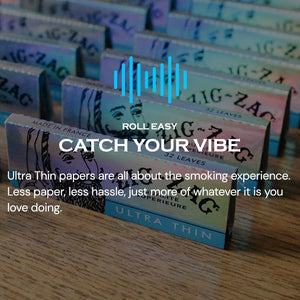 Ultra Thin Paper Pack - 1 1/4 Rolling Papers | Zig-Zag