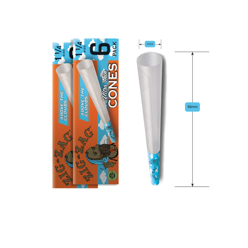 Above the Clouds Colored Tip Cones | Zig-Zag