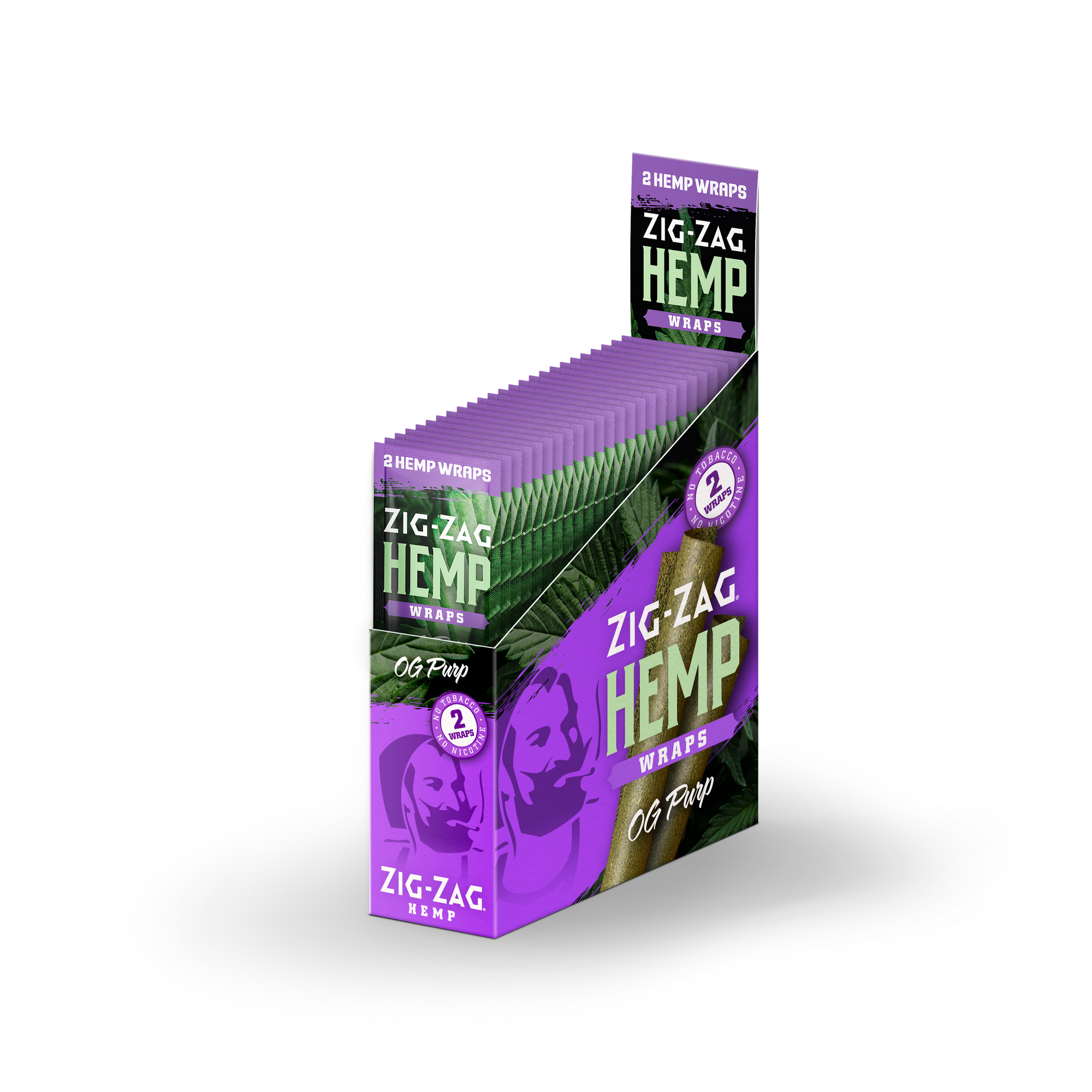 Zig Zag Hemp Wraps - OG Purp