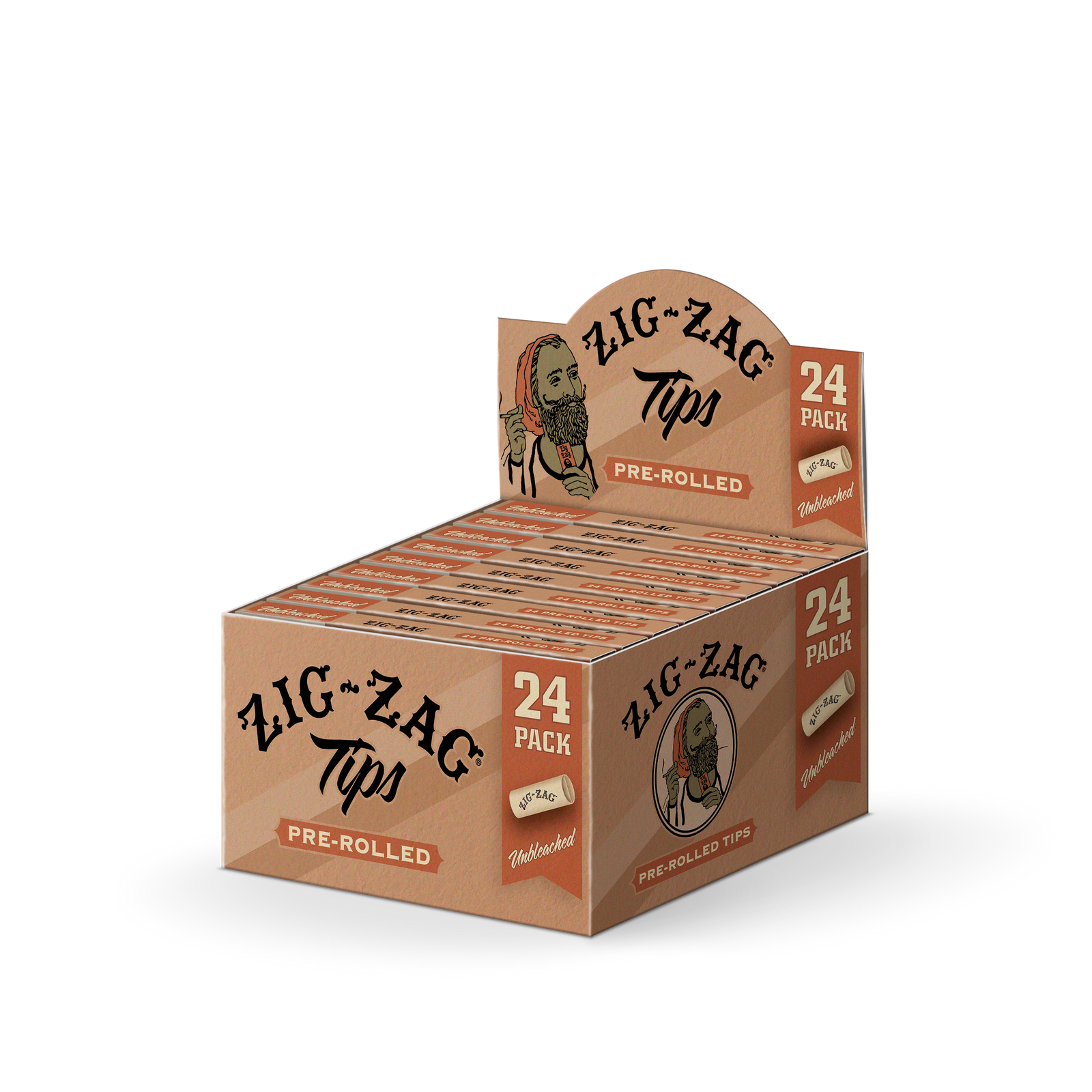 Natural Rolling Paper Filter Tips | Zig-Zag